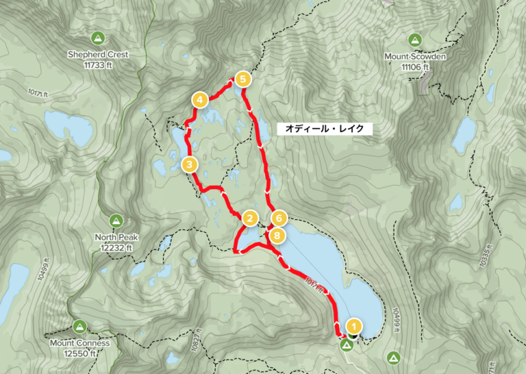 イースト・シエラネバダ山脈の美しい山々の絶景を堪能できる秀逸なトレイル Twenty Lakes Basin Loop Trail【歩かずに ...